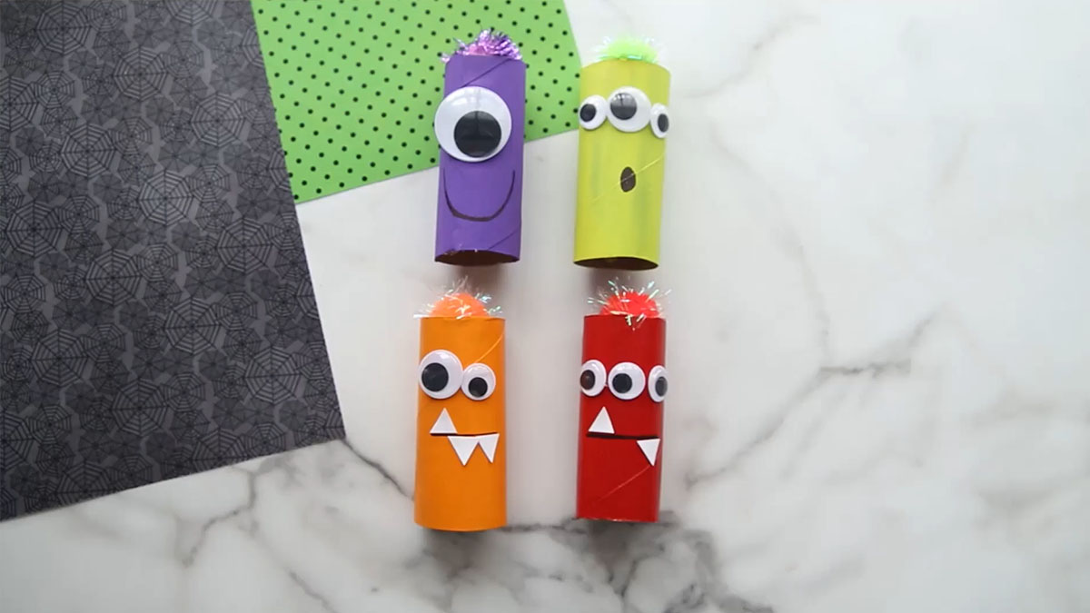 Toilet Paper Roll Monsters - The Best Ideas for Kids