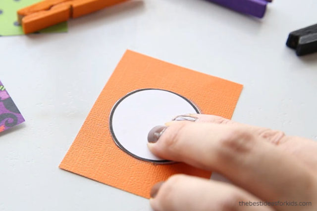 Halloween Clothespins (with printable template) - The Best Ideas for Kids