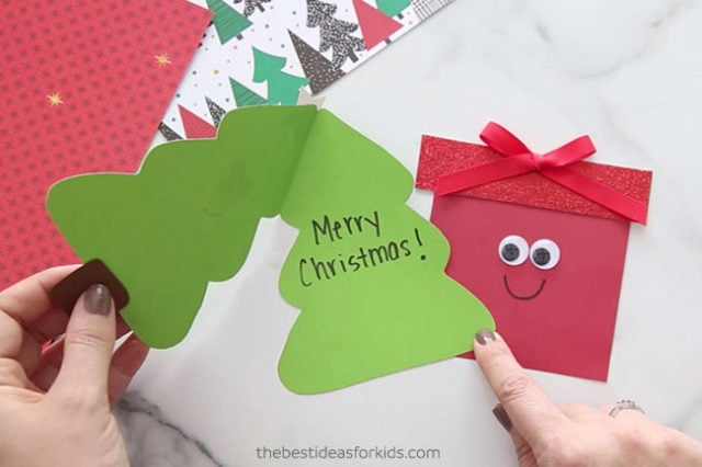 Christmas Tree Card - The Best Ideas for Kids