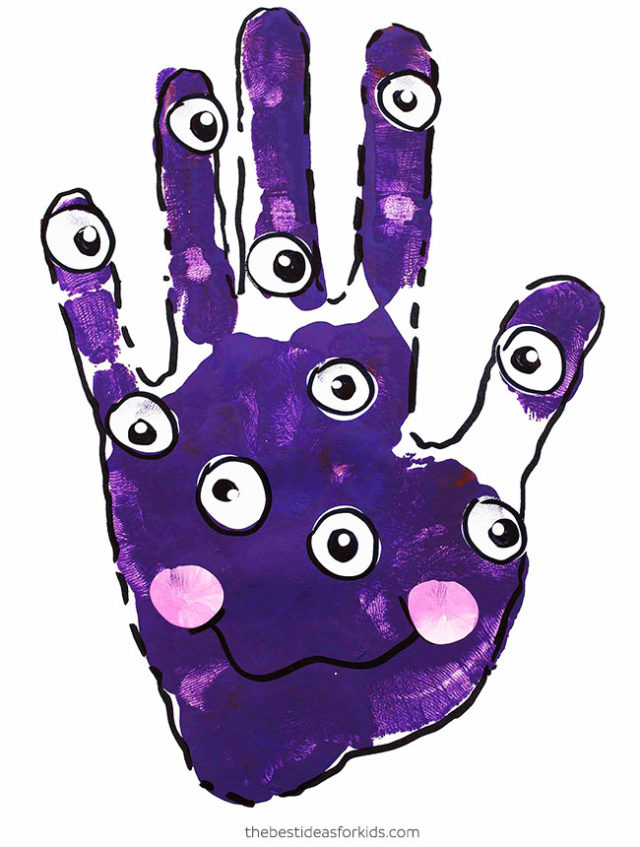Halloween Handprint Art & Craft Ideas - The Best Ideas for Kids