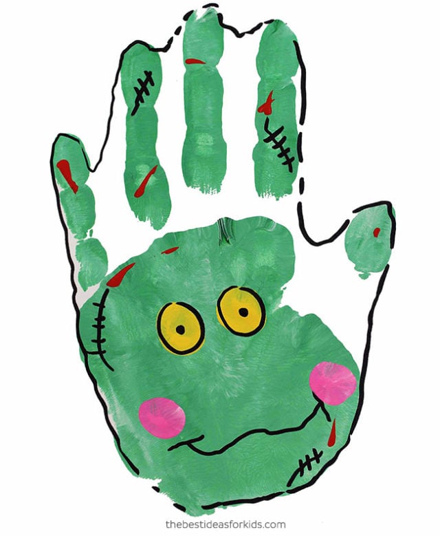 Halloween Handprint Art & Craft Ideas - The Best Ideas for Kids