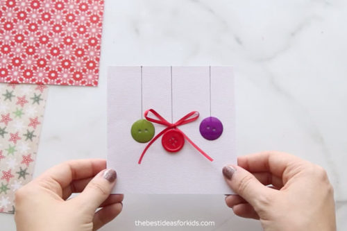 Christmas Button Cards - The Best Ideas for Kids