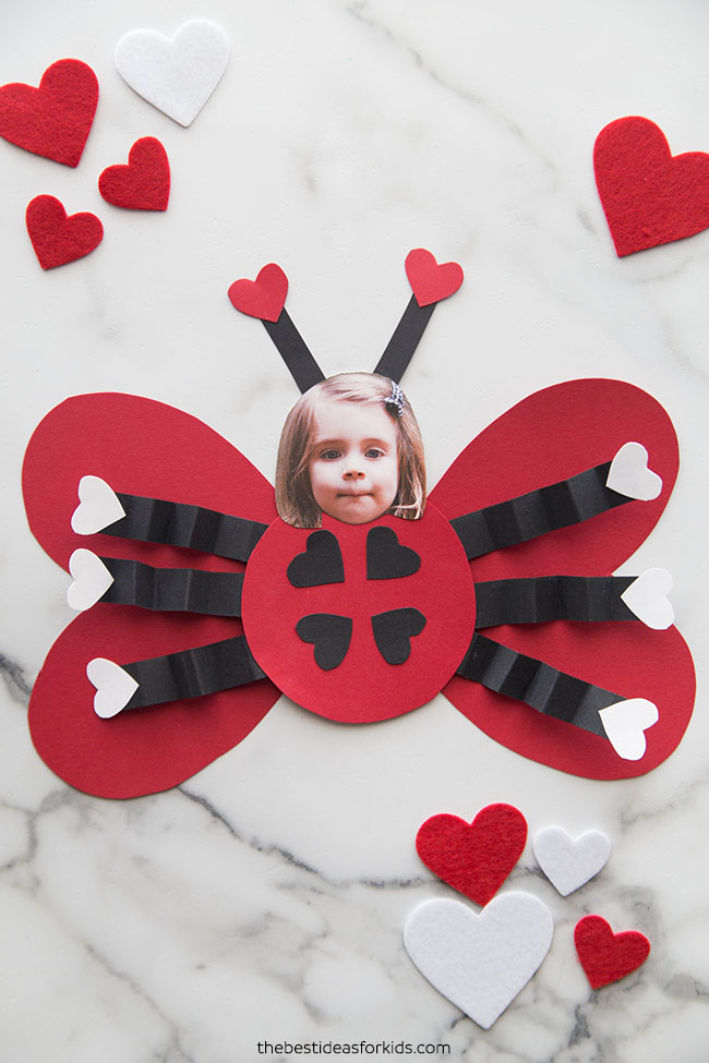 Valentine Ladybug Craft with Free Printable The Best Ideas For Kids