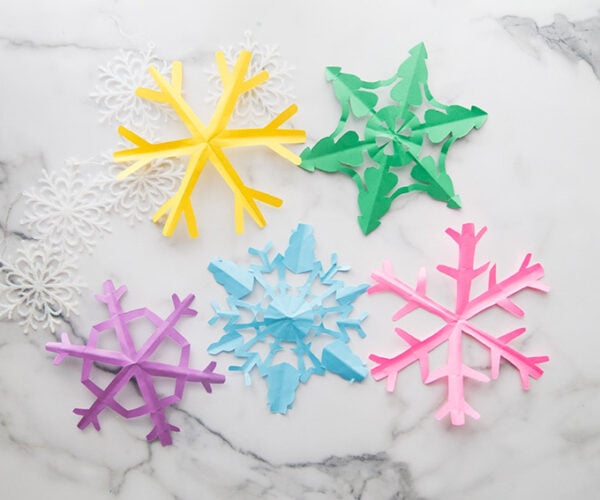Q-tip Snowflake - The Best Ideas for Kids