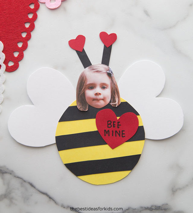 Valentine Bee Craft (with free printable) - The Best Ideas for Kids