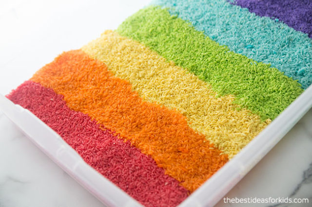 Rainbow Rice - The Best Ideas for Kids