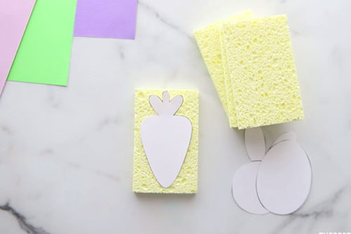 Easter Sponge Painting - The Best Ideas for Kids