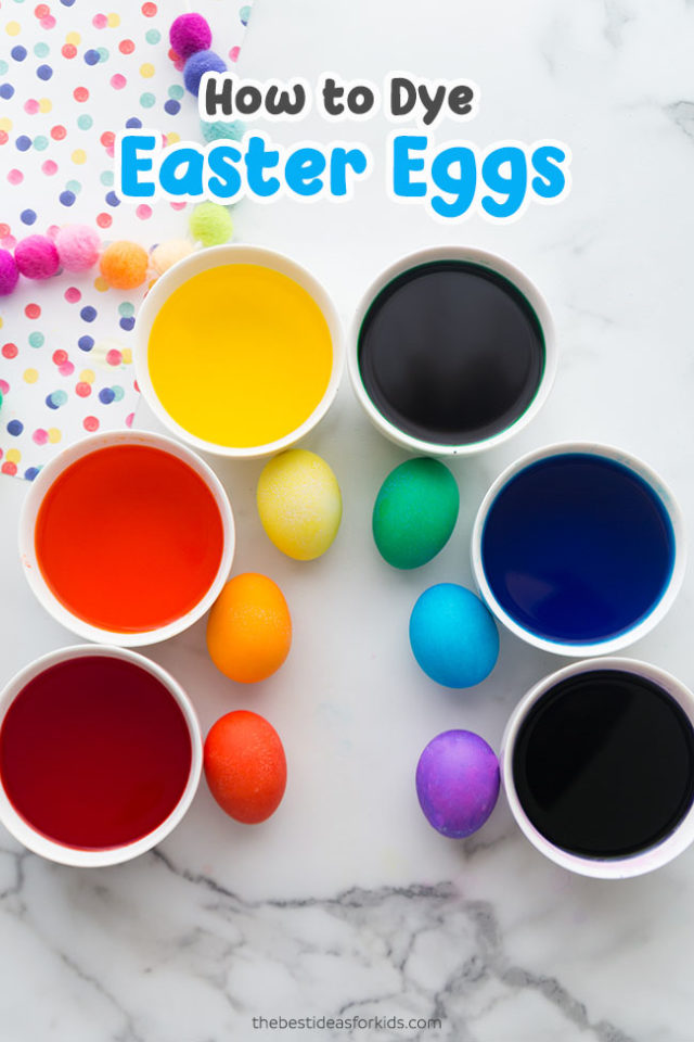 How to Dye Eggs with Food Coloring - The Best Ideas for Kids