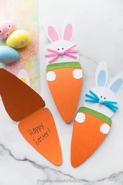 Easter Carrot Card - The Best Ideas for Kids
