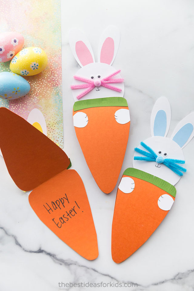 Easter Carrot Card - The Best Ideas for Kids