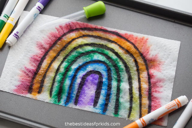 Grow a Rainbow Experiment - The Best Ideas for Kids