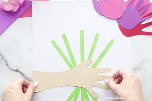 Handprint Flower Bouquet - The Best Ideas for Kids