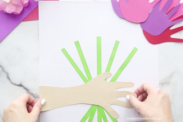 Handprint Flower Bouquet - The Best Ideas for Kids