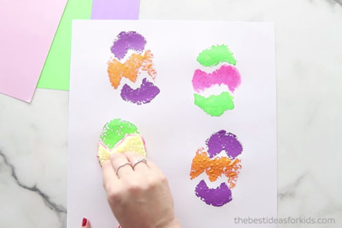 Easter Sponge Painting - The Best Ideas for Kids