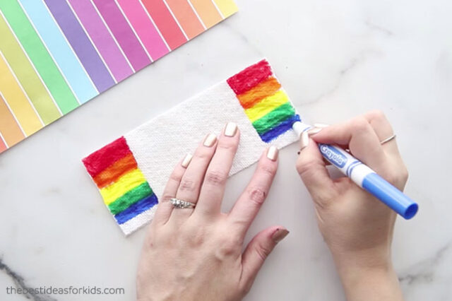 Grow a Rainbow Experiment - The Best Ideas for Kids