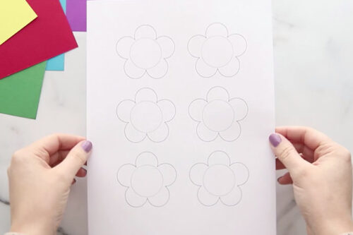 Mother's Day Flower Card (with free printable) - The Best Ideas for Kids