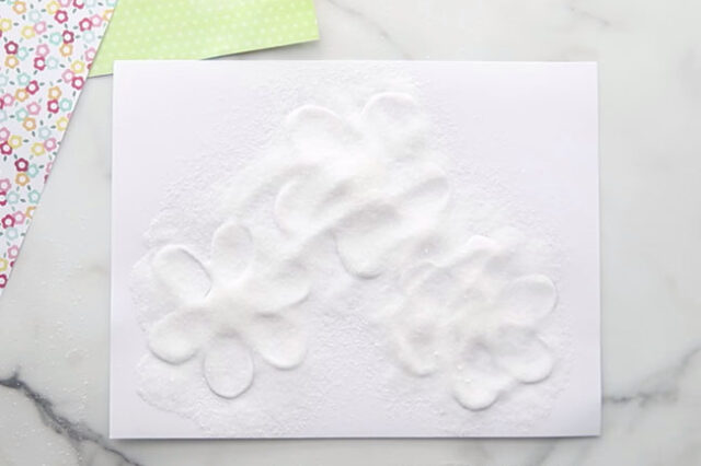 Spring Salt Painting - The Best Ideas for Kids