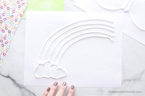 Spring Salt Painting - The Best Ideas for Kids