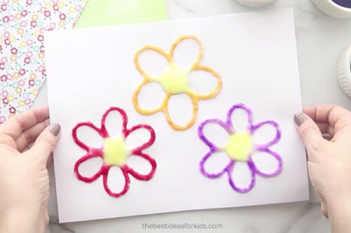 Spring Salt Painting - The Best Ideas for Kids