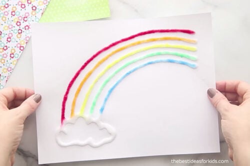Spring Salt Painting - The Best Ideas for Kids