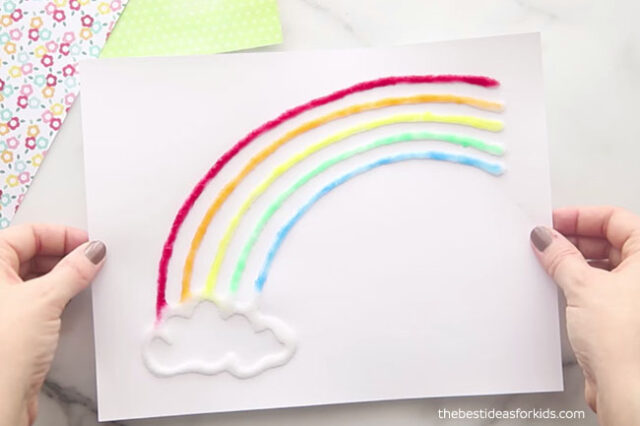 Spring Salt Painting - The Best Ideas for Kids