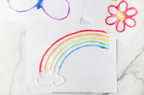 Spring Salt Painting - The Best Ideas for Kids