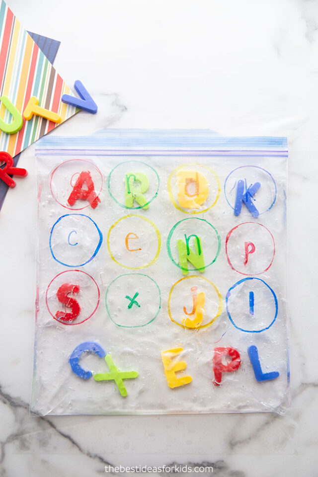 Alphabet Sensory Bag - The Best Ideas for Kids