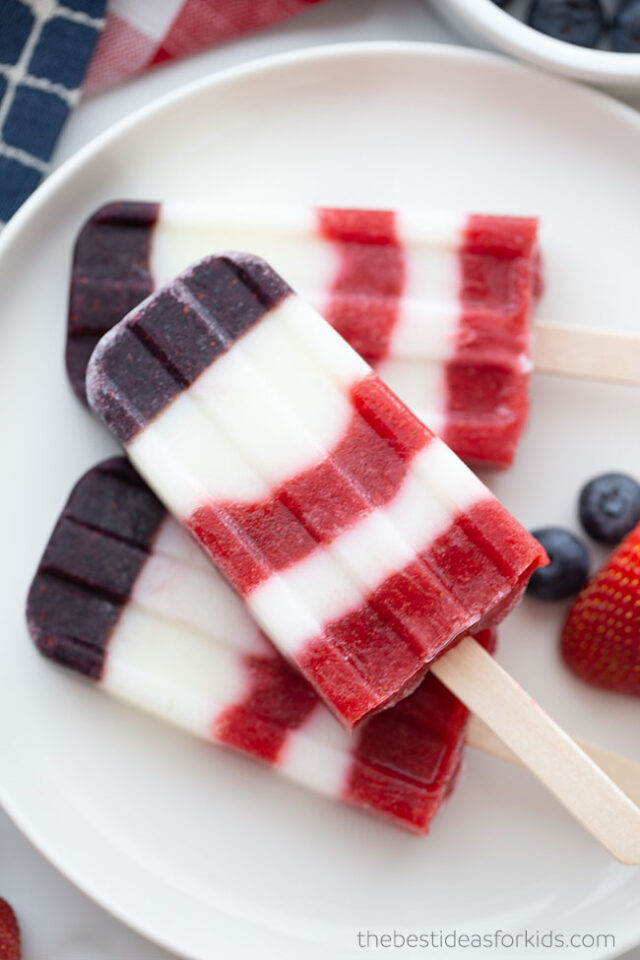 Red, White And Blue Popsicle - The Best Ideas for Kids