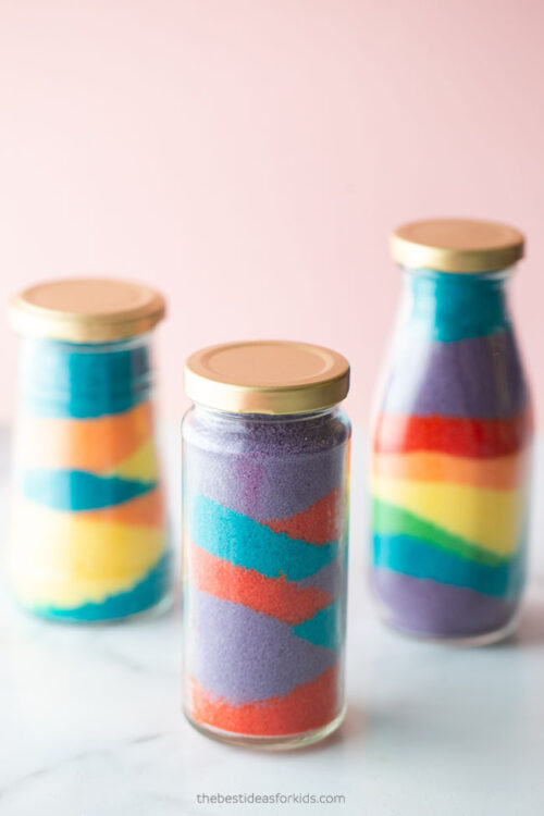 Colored Salt - The Best Ideas for Kids