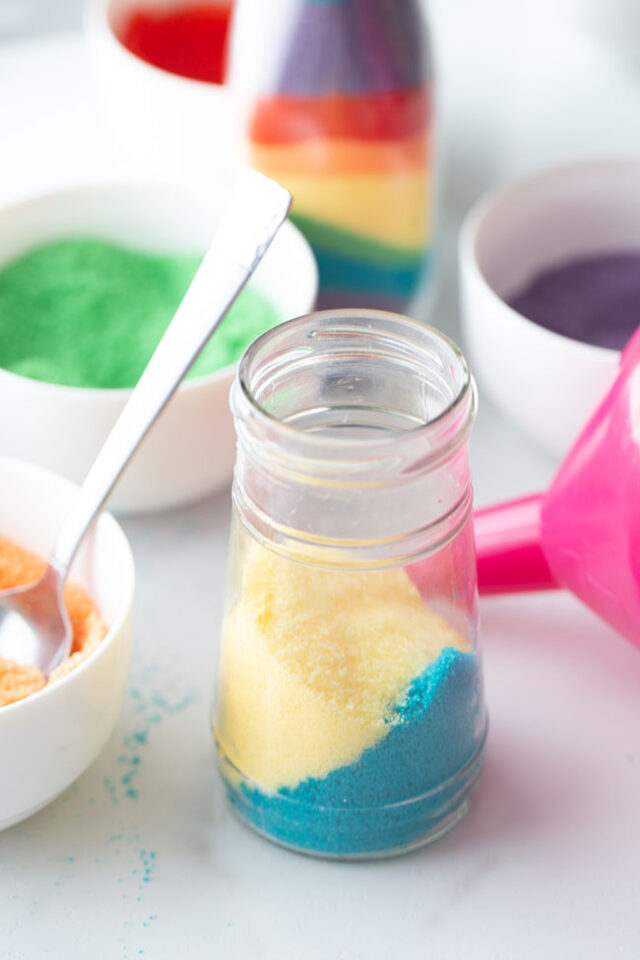 Colored Salt - The Best Ideas for Kids