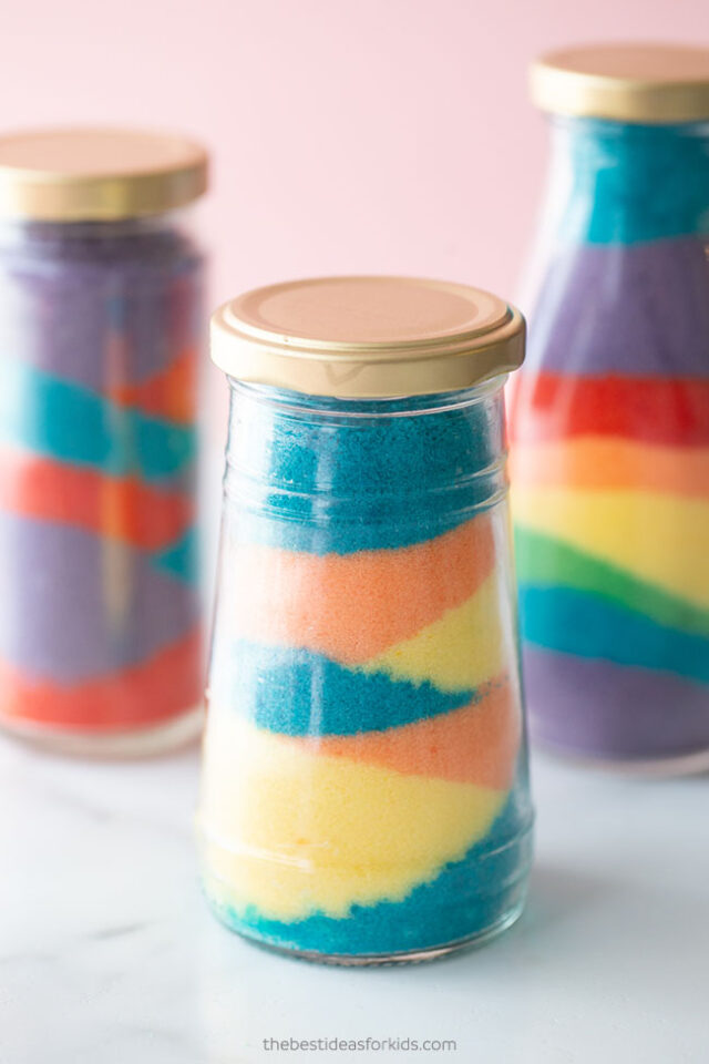 Colored Salt - The Best Ideas for Kids