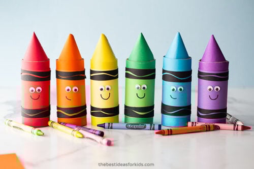 Crayon Template (Free Printable) - The Best Ideas for Kids