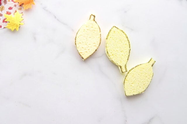 Leaf Sponge Painting - The Best Ideas for Kids