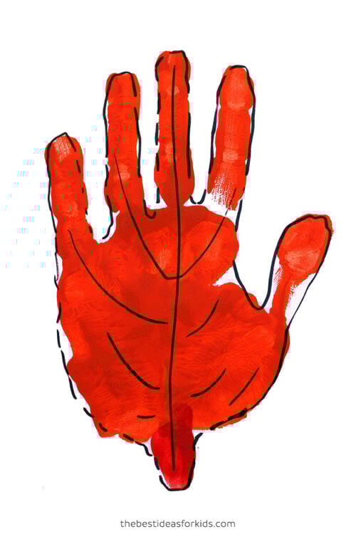 Fall Handprint Art - The Best Ideas for Kids