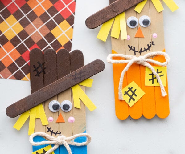 Footprint Scarecrow - The Best Ideas for Kids