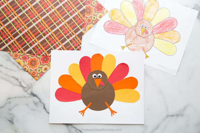 Turkey Template (Free Printables) - The Best Ideas for Kids