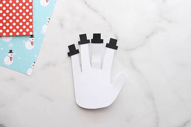Snowman Handprint - The Best Ideas for Kids