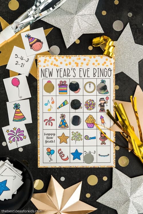 New Years Bingo (Free Printable) - The Best Ideas for Kids