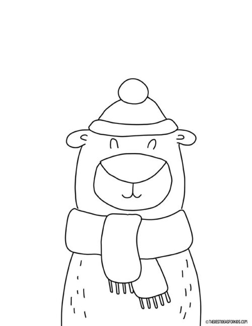 Winter Coloring Pages (Free Printables) - The Best Ideas for Kids