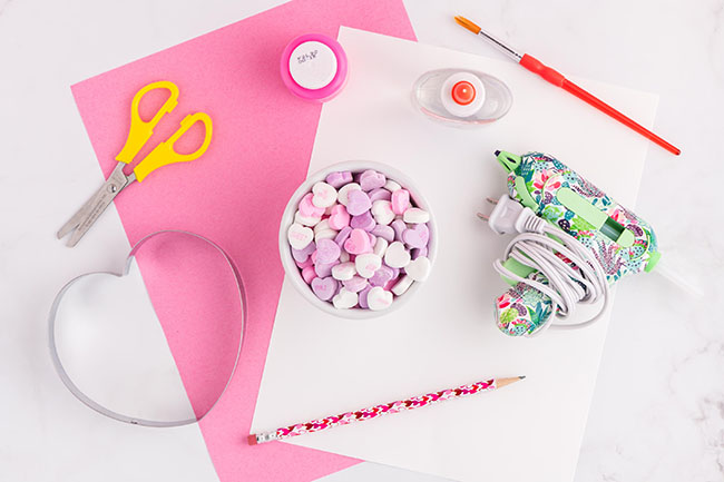 Footprint Heart Craft - The Best Ideas for Kids