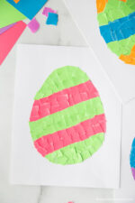 Torn Paper Easter Eggs - The Best Ideas for Kids