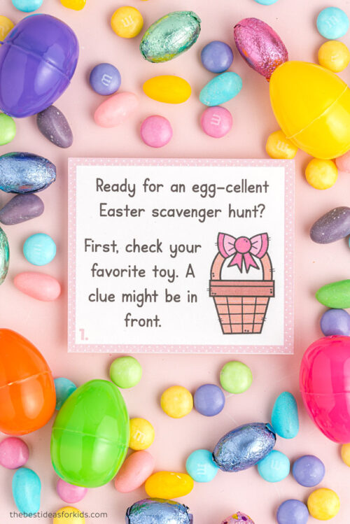 Easter Scavenger Hunt (Free Printables) - The Best Ideas for Kids