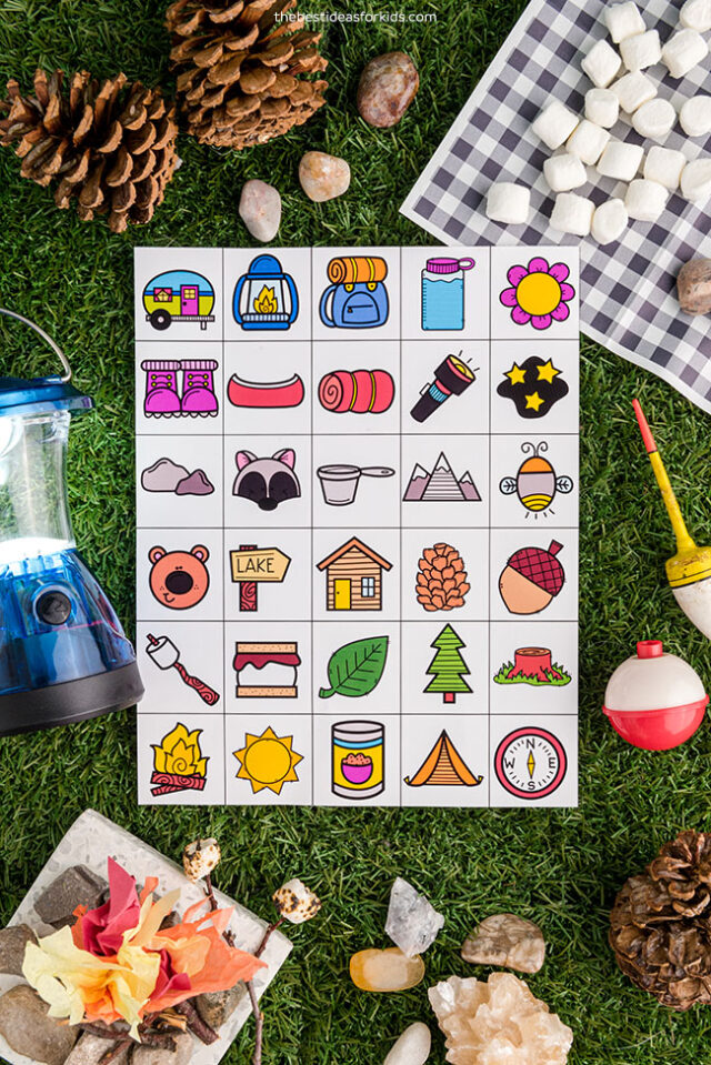 Camping Bingo - The Best Ideas for Kids