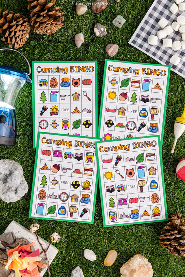 Camping Bingo - The Best Ideas for Kids