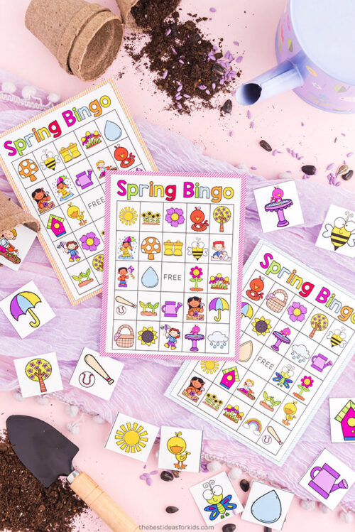 Spring Bingo (Free Printables) - The Best Ideas for Kids