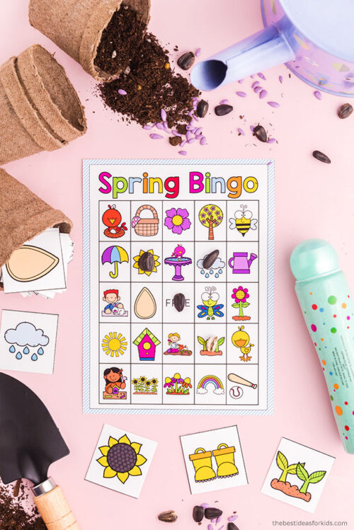 Spring Bingo (Free Printables) - The Best Ideas for Kids