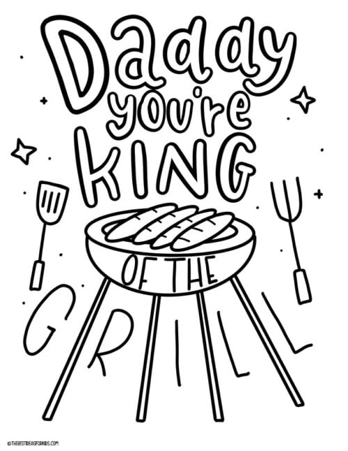 Father's Day Coloring Pages (Free Printables) - The Best Ideas for Kids