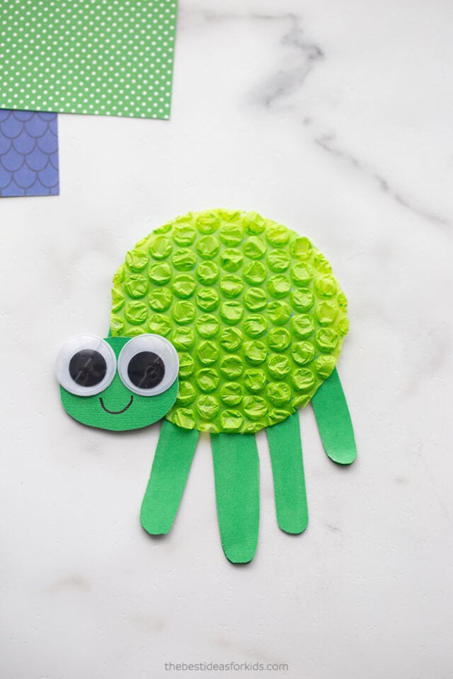 Turtle Handprint - The Best Ideas for Kids