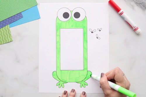 Frog Folding Surprise (Free Printable) - The Best Ideas for Kids