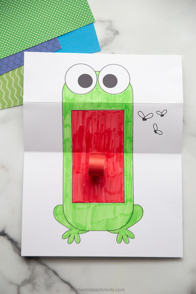 Frog Folding Surprise (Free Printable) - The Best Ideas for Kids